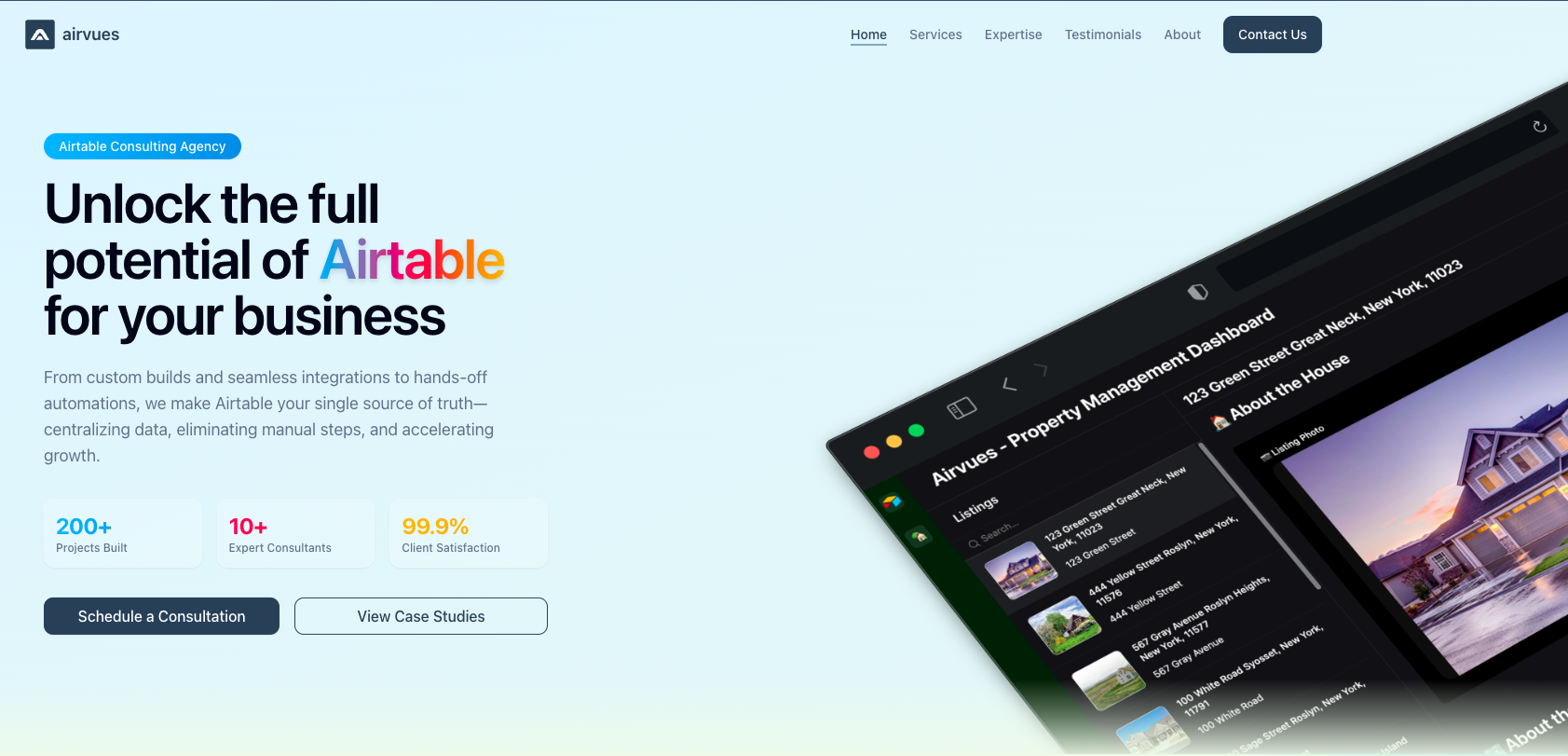 Airvues - Airtable Consulting Agency